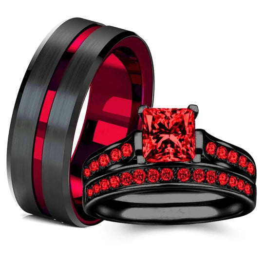 Ruby Love Rings – CouplesChoices