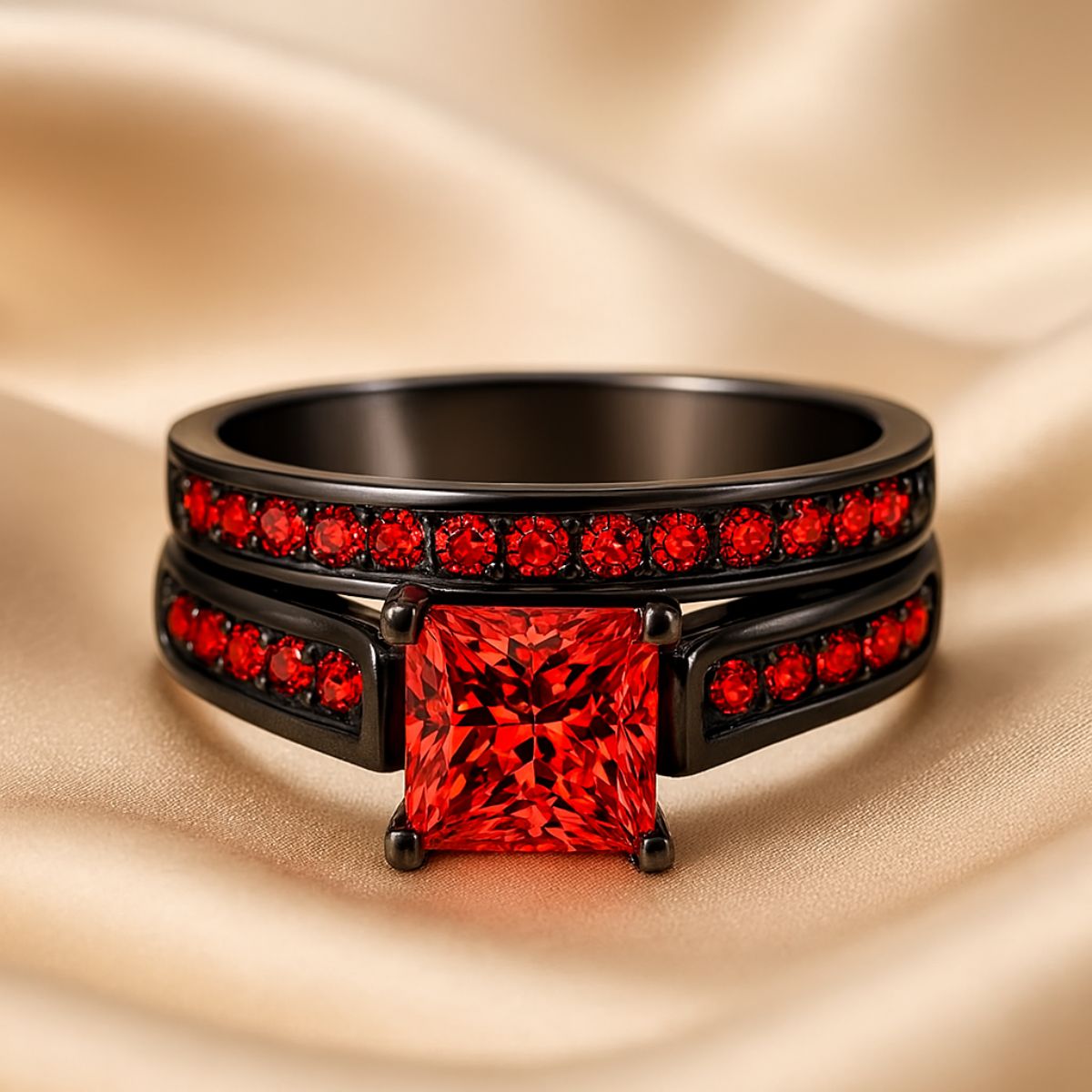 Ruby Love Rings - CouplesChoices – Couples Choices