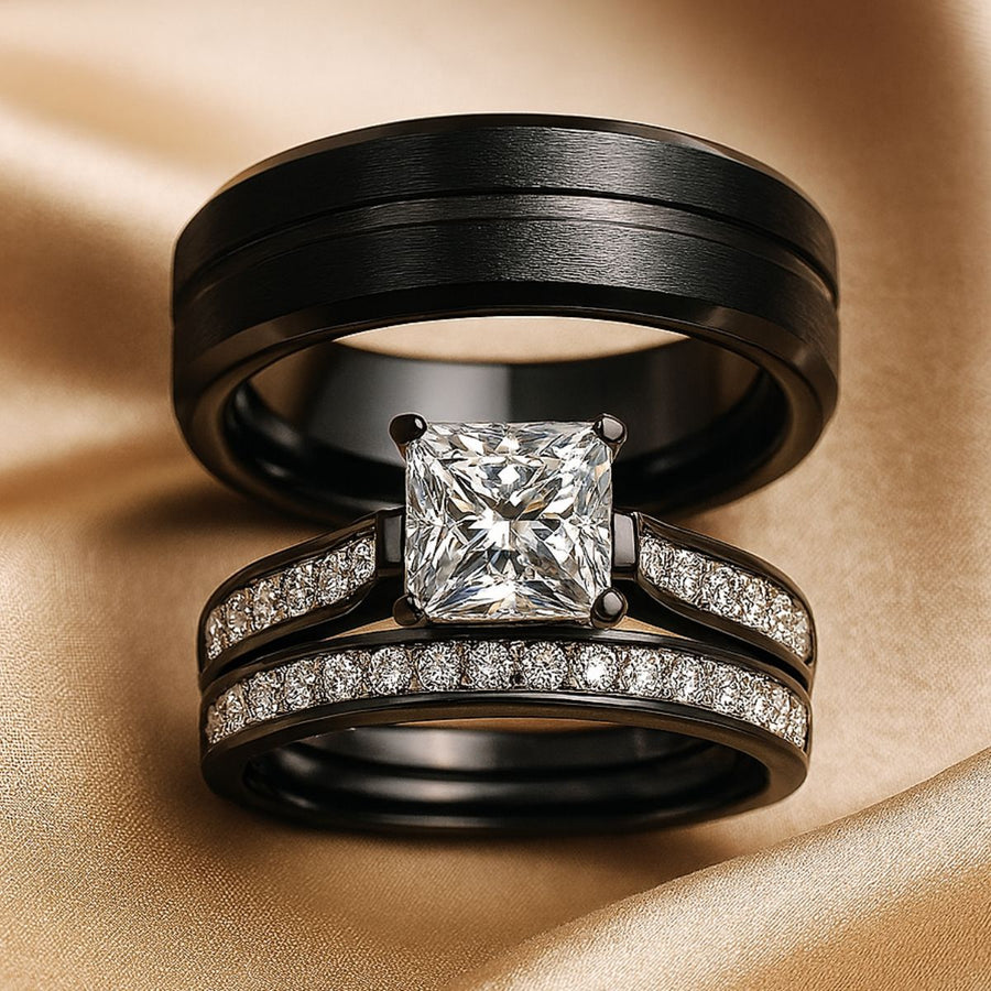 Moonlight Shadow Rings - CouplesChoices – Couples Choices