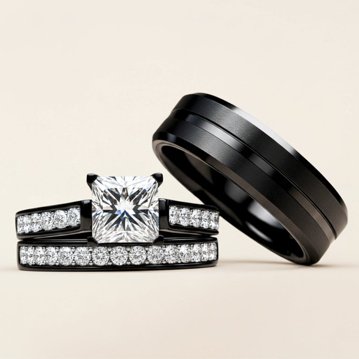 Moonlight Shadow Rings - CouplesChoices – Couples Choices