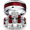 Red Love Rings - CouplesChoices – Couples Choices